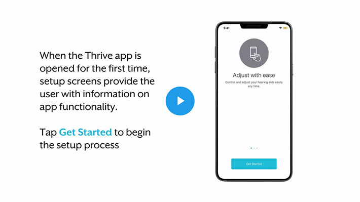 Vidéos tutoriels pour l'application Thrive Hearing Control | Starkey